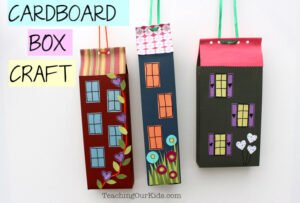 Cardboard Box Building Craft for Kids - Teaching Our Kids