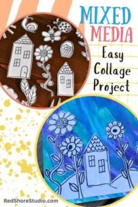 Mixed Media Art Project - Teaching Our Kids
